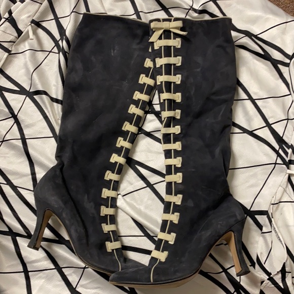 Mila Schon | Shoes | Stunning Mila Schon Suede Sexy Boots | Poshmark